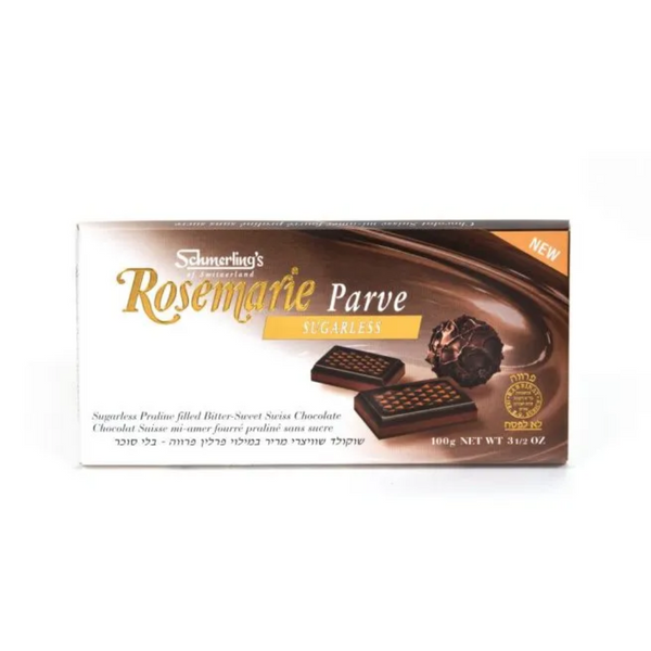 SCHMERLINGS ROSEMARIE PARVE SUGARLESS CHOCO 100G X 20 - Dainty Food ...
