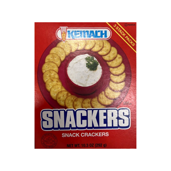 KEMACH SNACKERS CRACKERS 3PK 292G X 12 - Dainty Food Australia