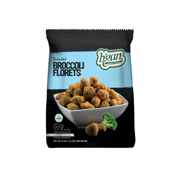 EDEN BGAN BREADED BROCCOLI FLORETS 680GR X 12 - Dainty Food Australia