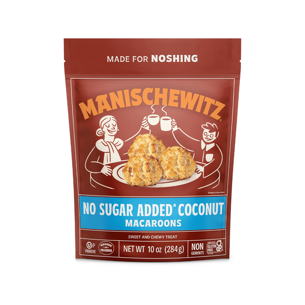 MANISCHEWITZ MACAROONS COCONUT SUGAR FREE 283G X 12 - Dainty Food Australia